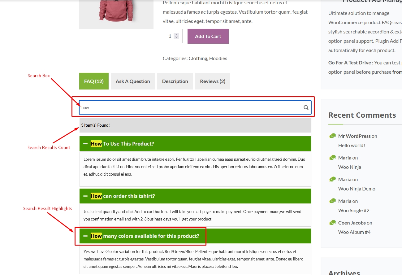 WooCommerce Product FAQ Manager by xenioushk | CodeCanyon